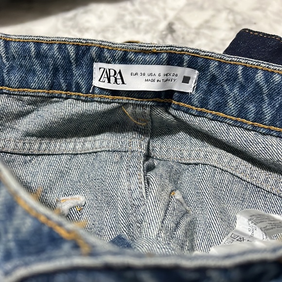 Zara | Jeans | Zara Jeans Blue Regular Denim Leg New 38 Eur 6 Usa 28 ...